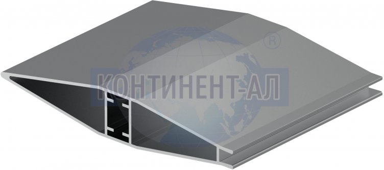 Алюминиевый вентиляционный профиль НЧП-3737. Купить. Магазин «Континент-АЛ»