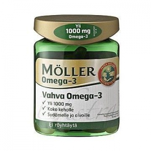 Витамины Moller Omega 3 Vahva omega 3, 70 капсул Финский - купить в СПб